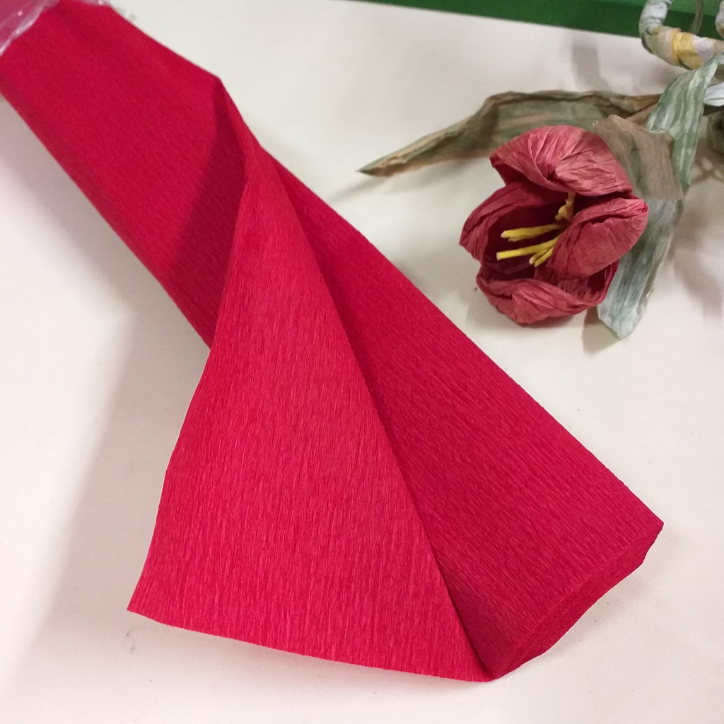 Carta crespa 60 g per fiori foglie lavori decorazioni stella di Natale ...