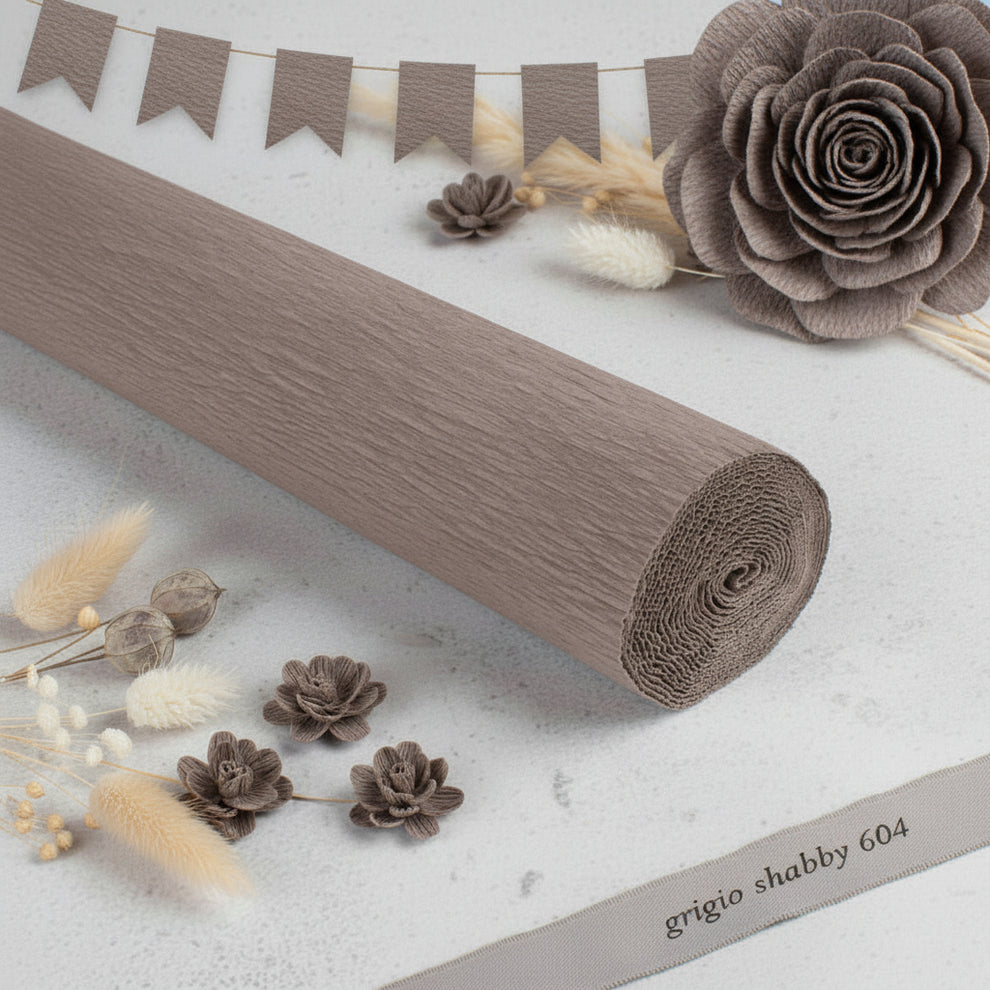 Carta crespa 180 g colorata pesante per fiori giganti e decorazioni ...