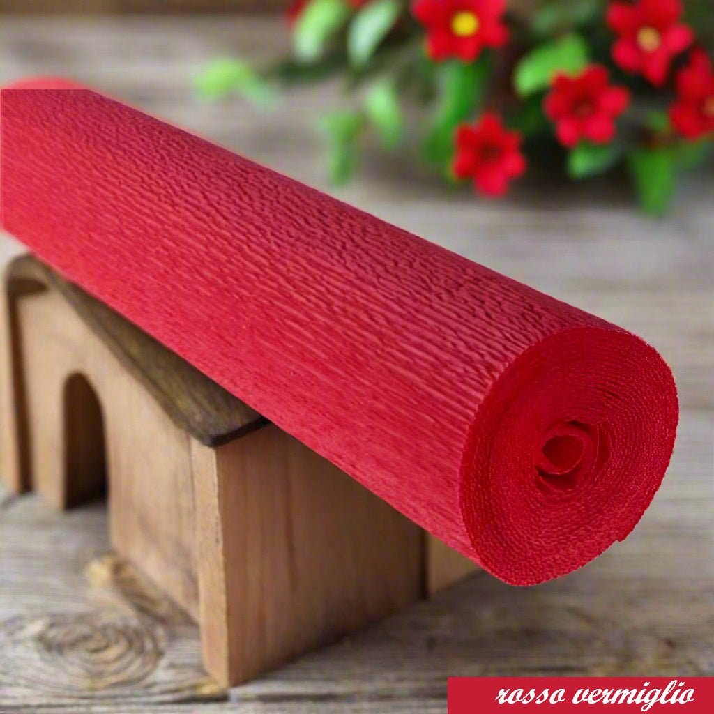 Carta crespa 180 g pesante colorata per fiori e lavoretti bambini ...