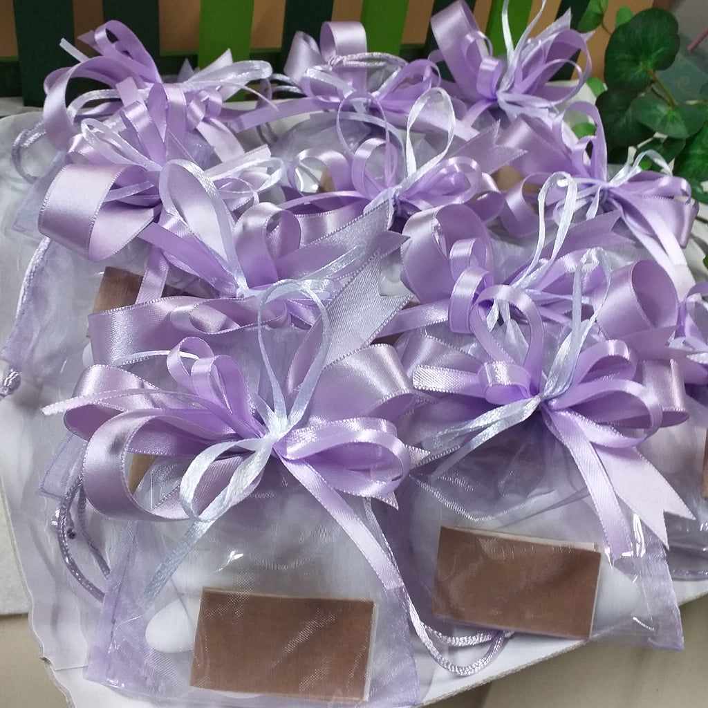 Confezionati pronti o fai da te sacchetti portaconfetti organza colori – hobbyshopbomboniere