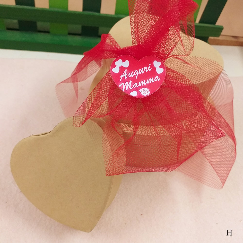 Scatole forma cuore festa mamma | sticker coccarda San Valentino – hobbyshopbomboniere