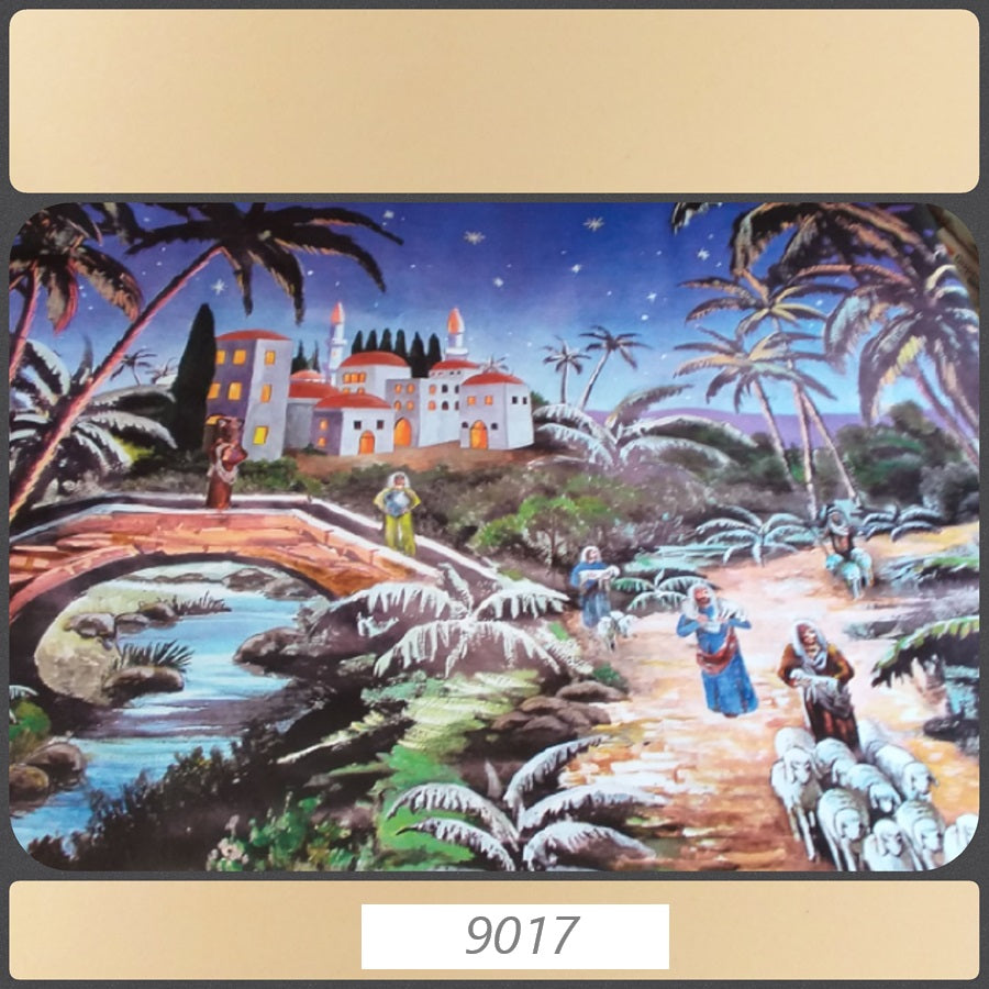 Carta fondale deserto roccia montagne cielo per Presepe decorazioni ...