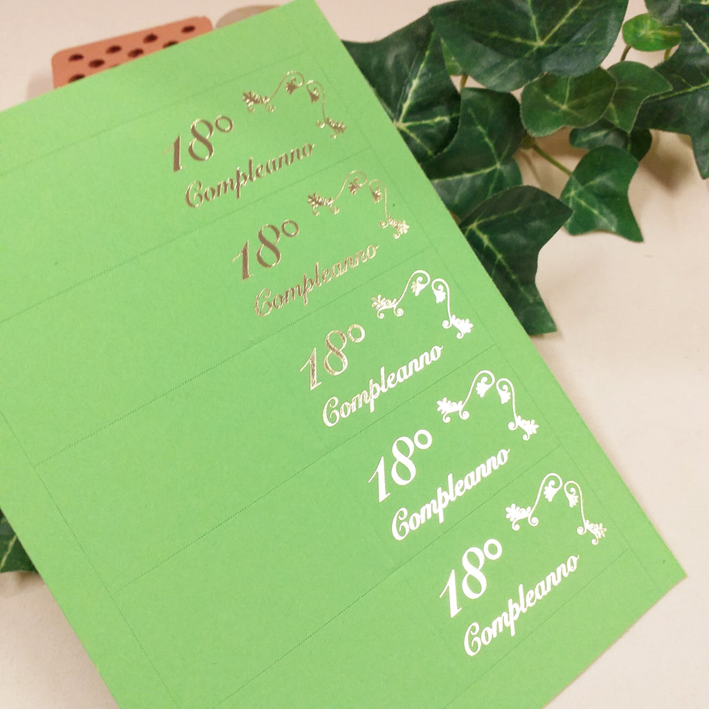 18 anni bigliettini bomboniere fai da te diciottesimo compleanno ...