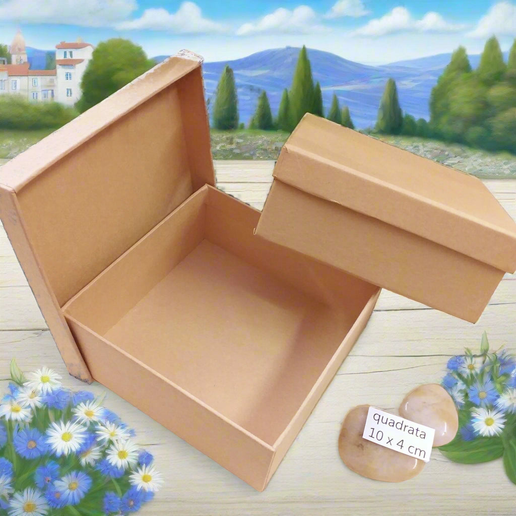 Scatole cartone per decoupage scatoline tonde decorare e ricamo ...